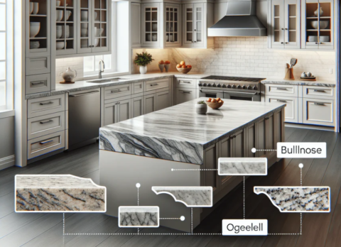 The Ultimate Guide To Choosing Kitchen Countertop Edges - Granitevision